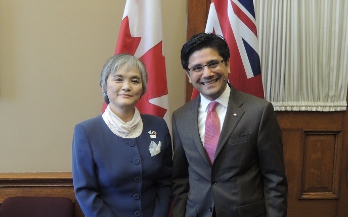 Consul-General Pays Courtesy Call on Ontario Attorney-General and ...