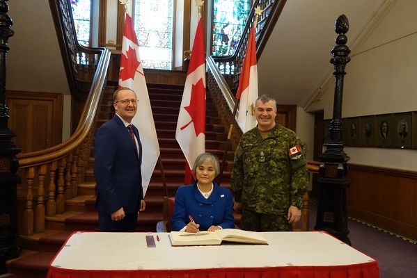 Consul-General Ito Visits Kingston | Consulate-General of Japan in Toronto