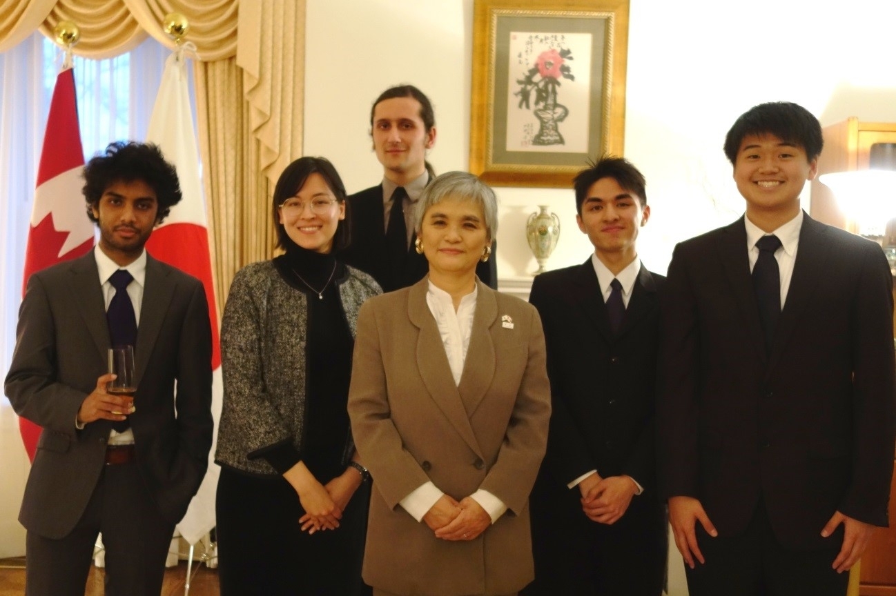 Reception for Departing Japanese Government Scholarship Recipients ...