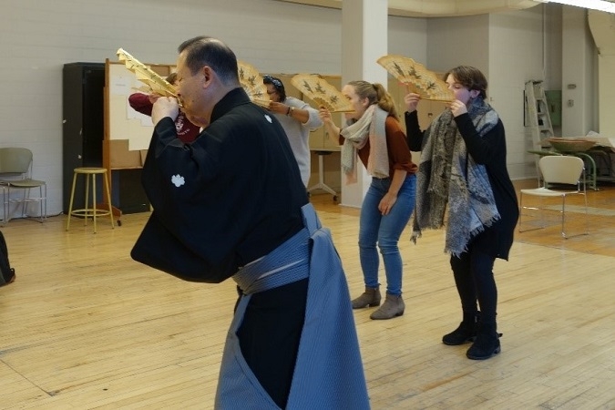 Kyogen Lecture Demonstrations Held as a Commemorative Event for the ...